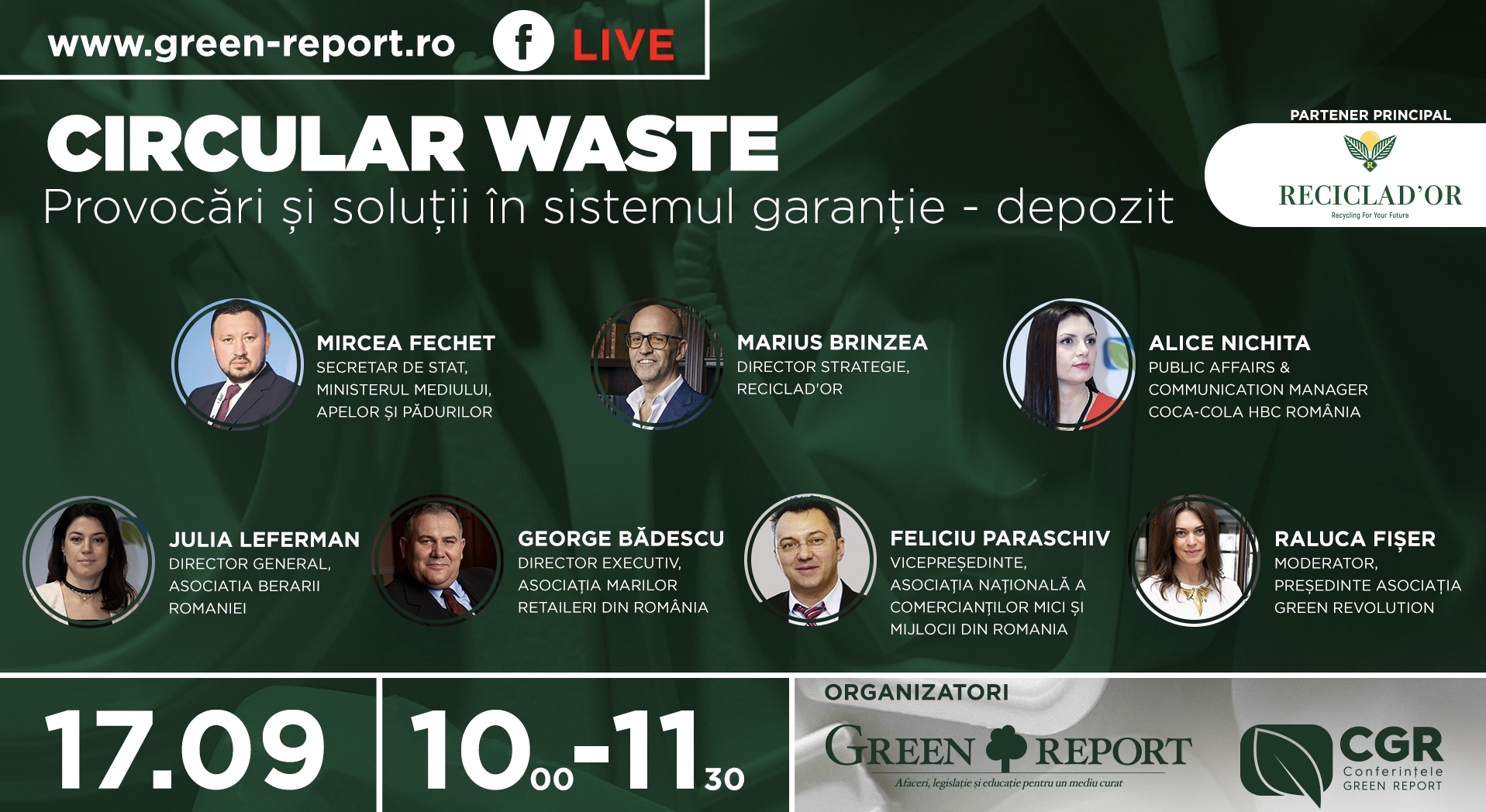 Conferința Circular Waste - Provocări și soluții în sistemul garanție ...